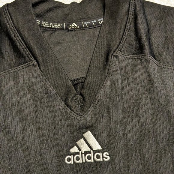 adidas | Shirts | Adidas Football Jersey Black Large New | Poshmark